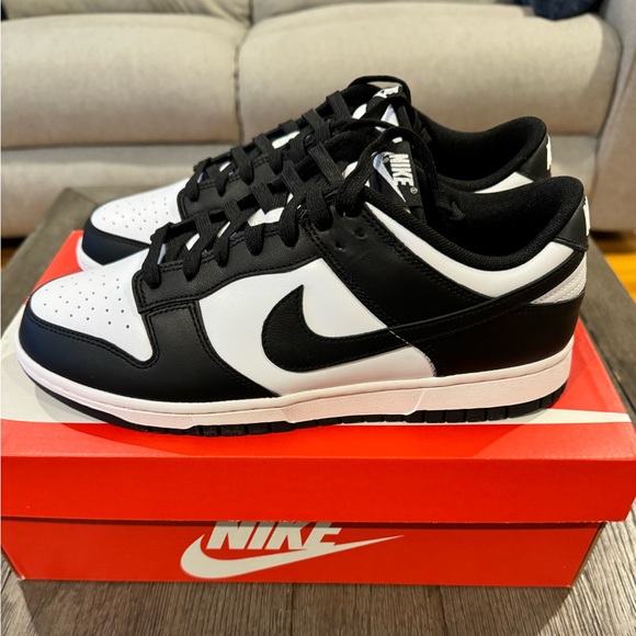 Nike | Shoes | Nike Dunk Low Retro Black White Panda Mens Size 95 ...